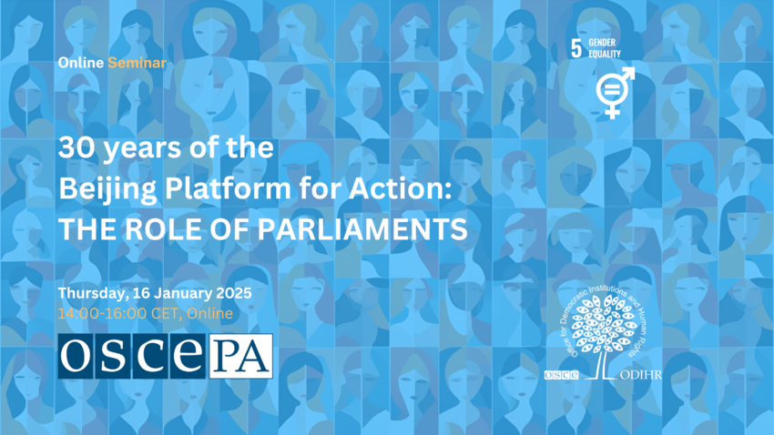 30 years of the Beijing Platform for Action: The role of parliaments ...