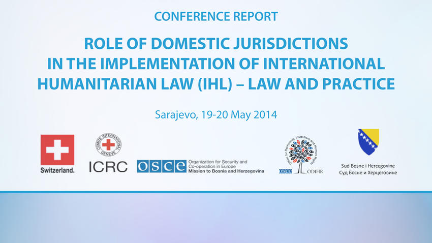 Role of Domestic Jurisdictions in the Implementation of International ...